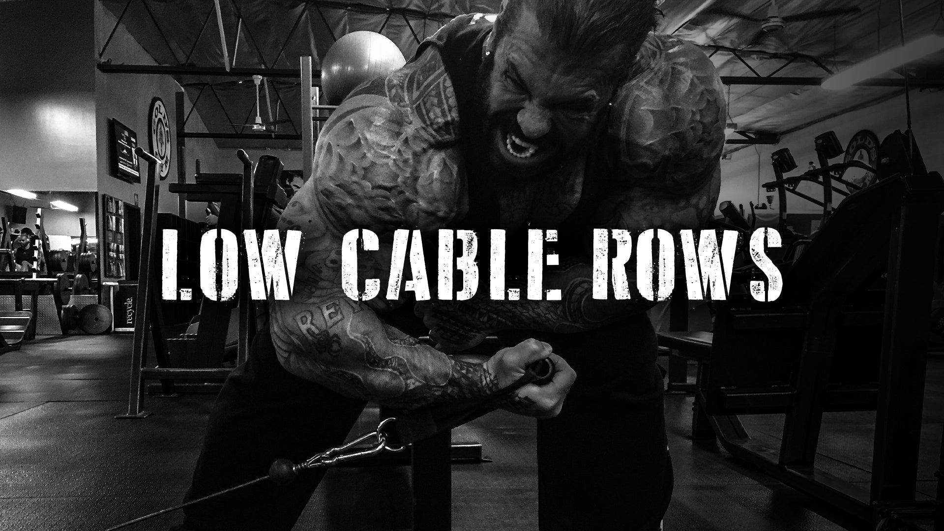 Rich Piana Training Favorite: Low-Cable Rows