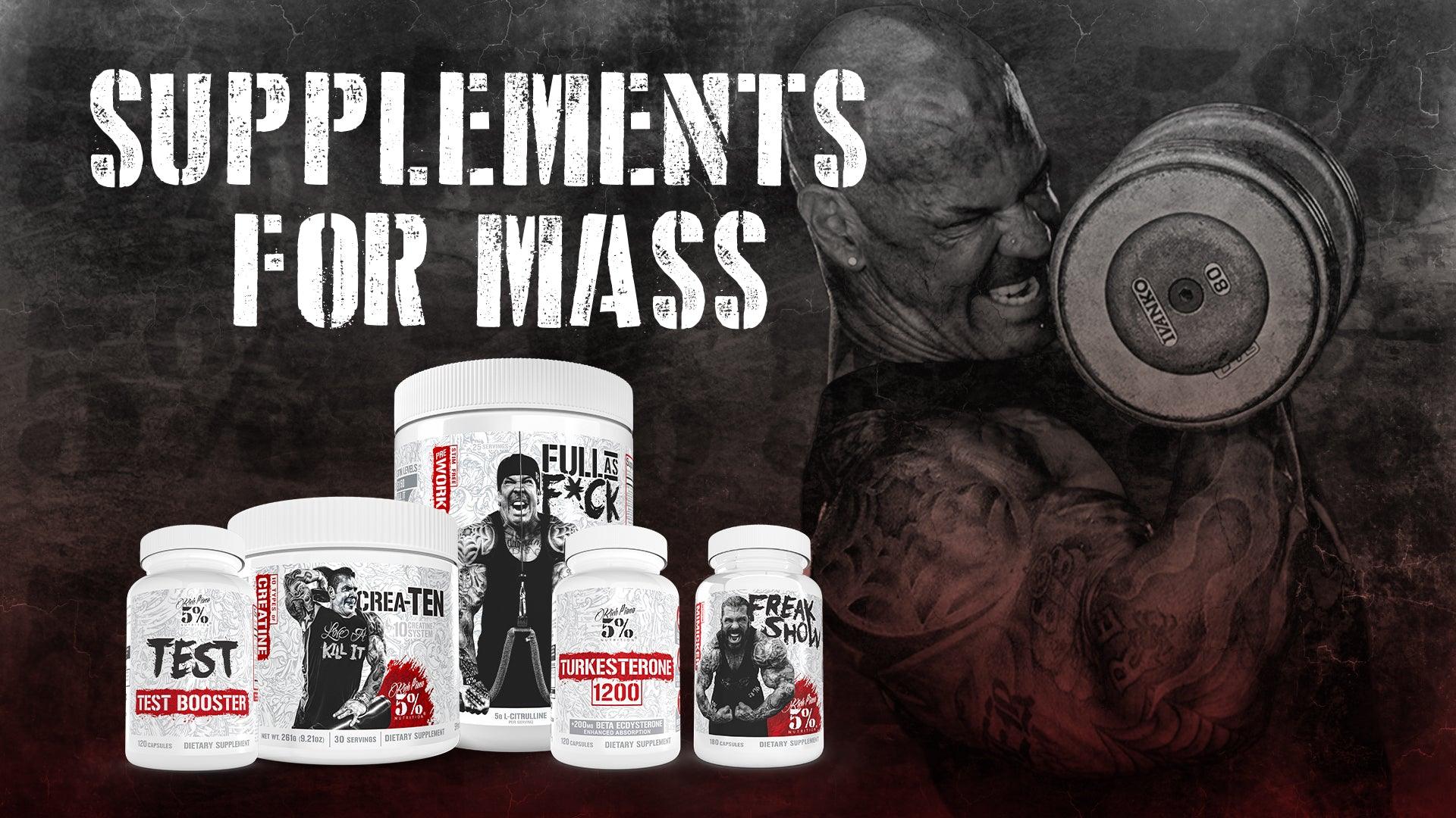 The Best 5% Mass Gaining Supplements