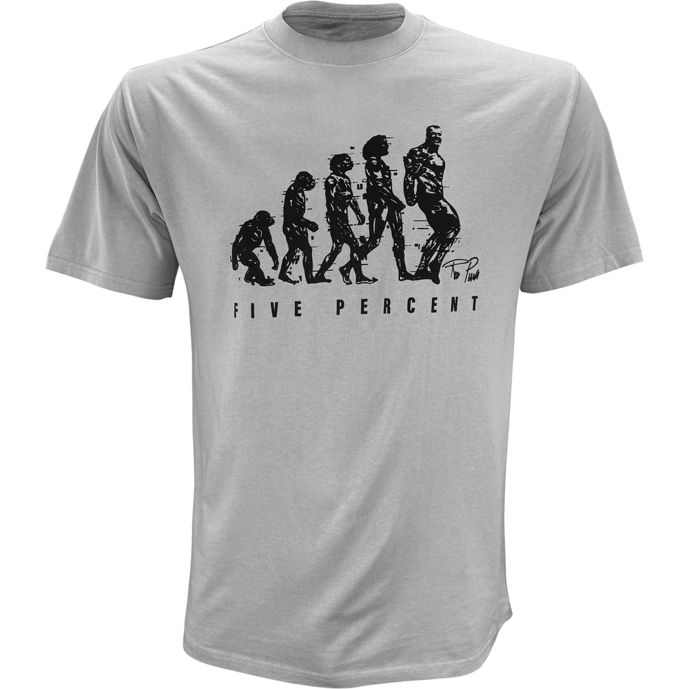 Rich Piana Evolution T-Shirt | Gray with Black Graphic
