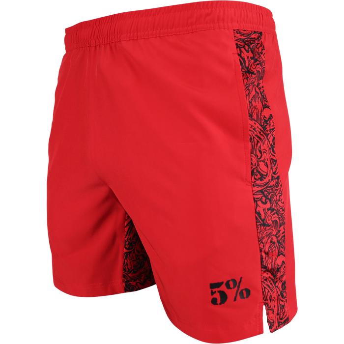 5 Percent, Red Lifting Shorts