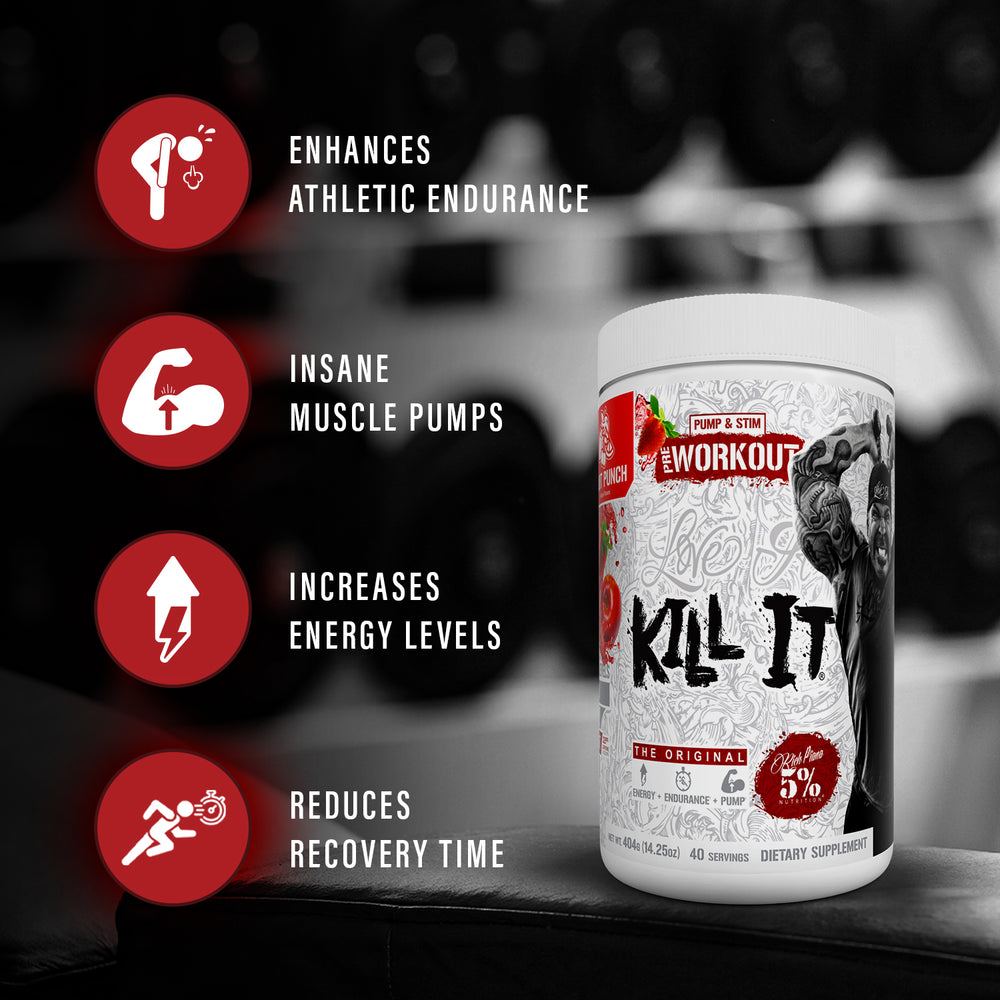 Kill It Pre-Workout for Muscle Building Pumps and Energy
