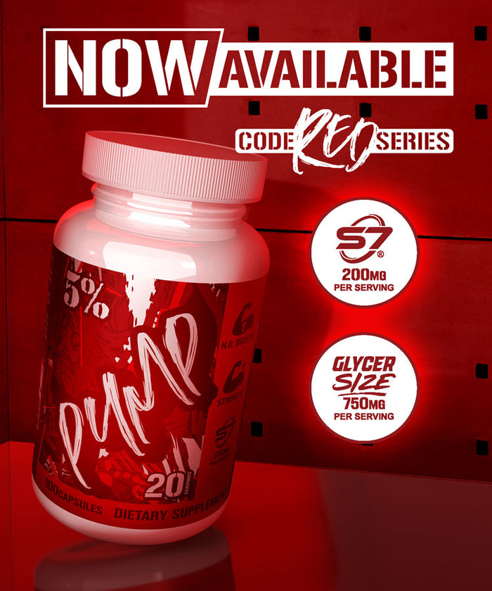 Code Red Pump | Capsules featuring S7® For Pumps + Increased Performance