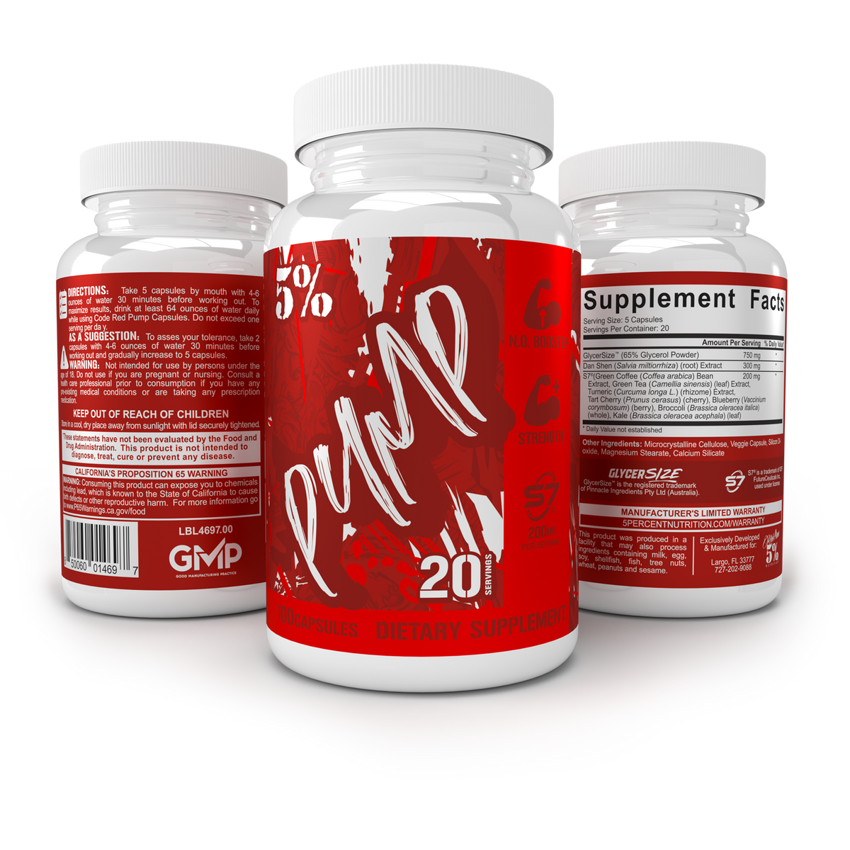 Code Red Pump | Capsules featuring S7® For Pumps + Increased Performance