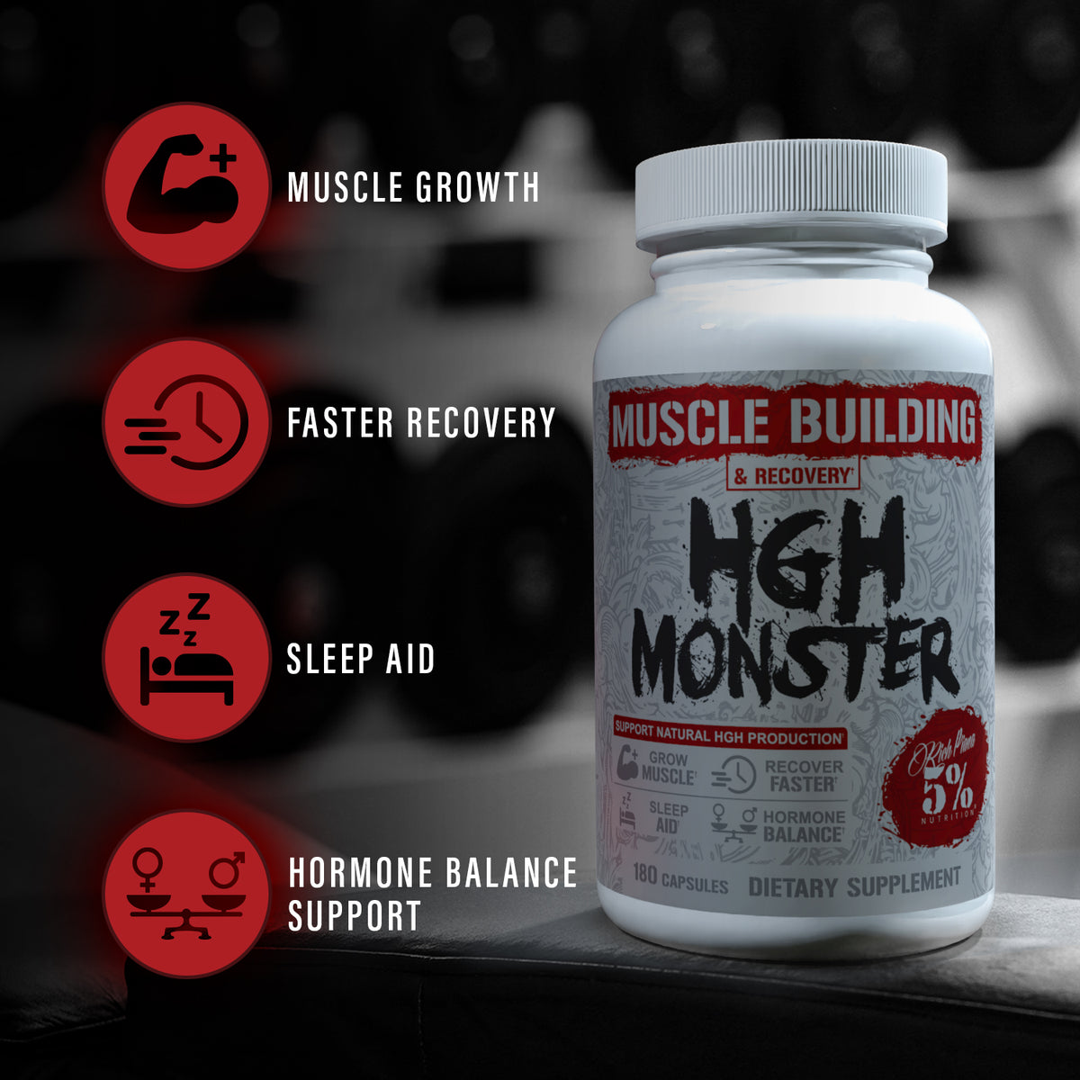 HGH Monster HGH Monster Nighttime Muscle Recovery + Sleep Support