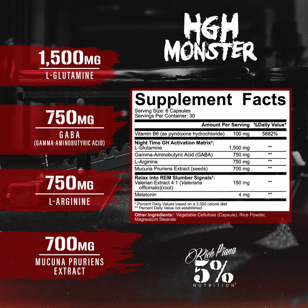 HGH Monster HGH Monster Nighttime Muscle Recovery + Sleep Support