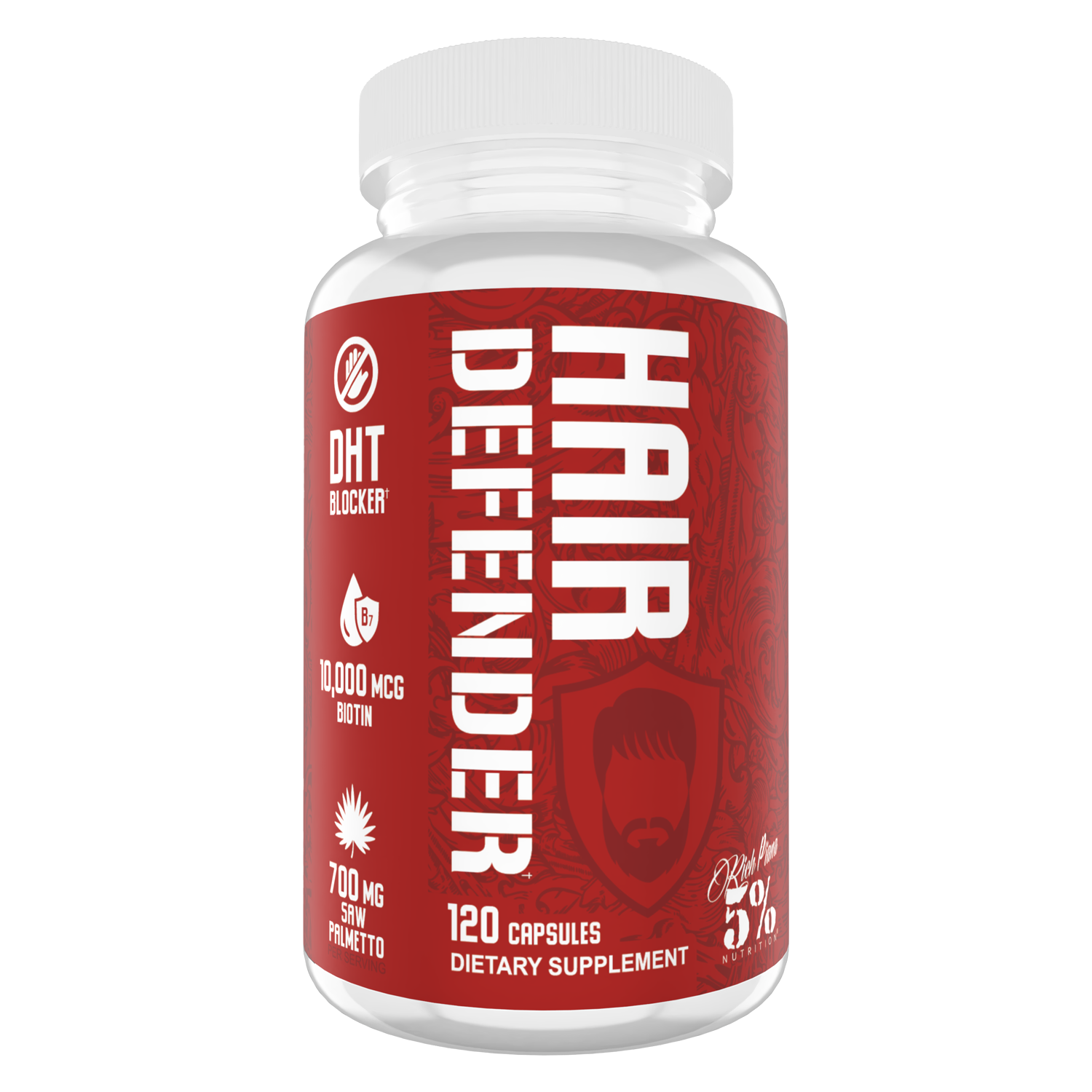 Hair Defender Dietary Supplement — Biotin, Zinc, Saw Palmetto