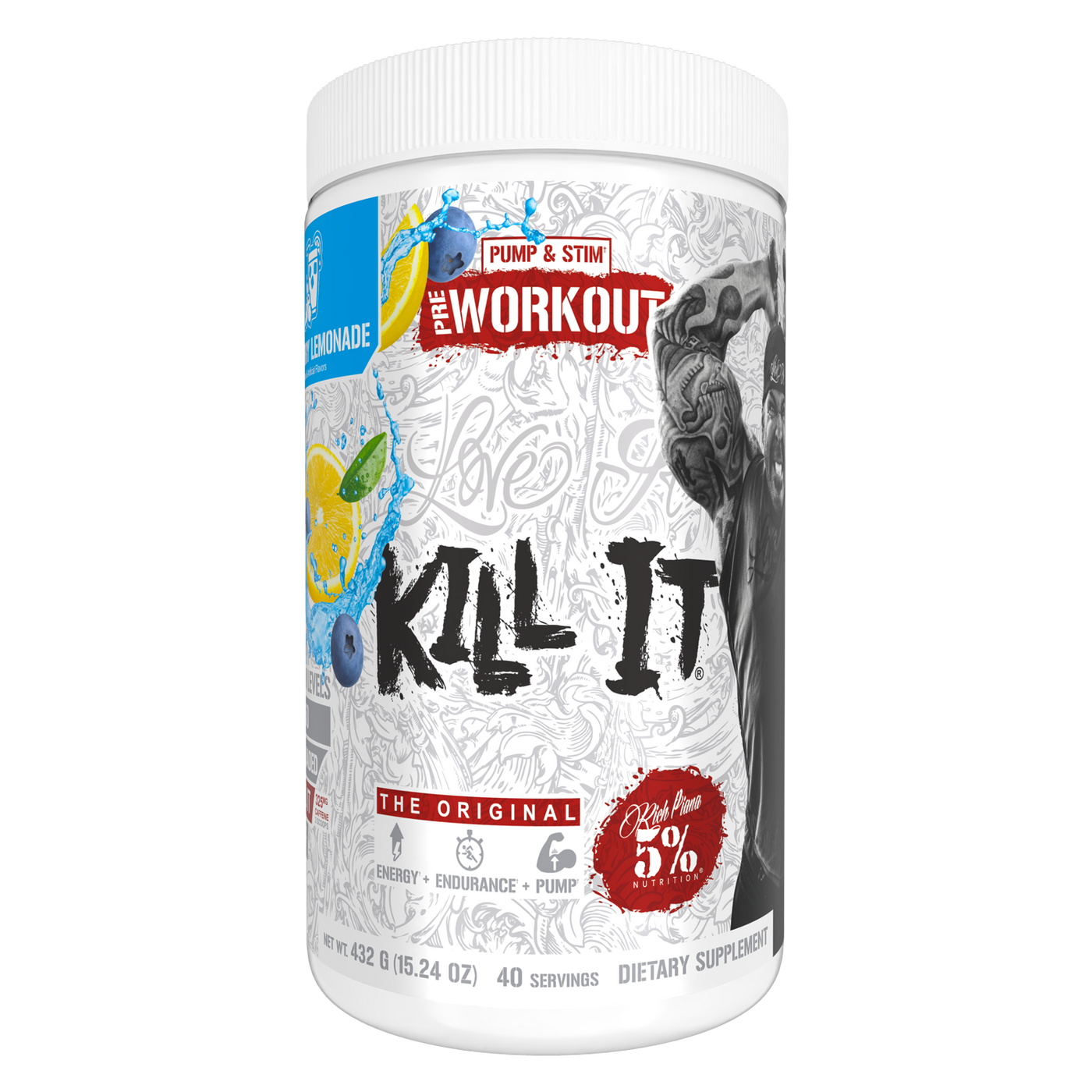 Kill It Pre-Workout for Great Pumps, Energy & Focus Formula