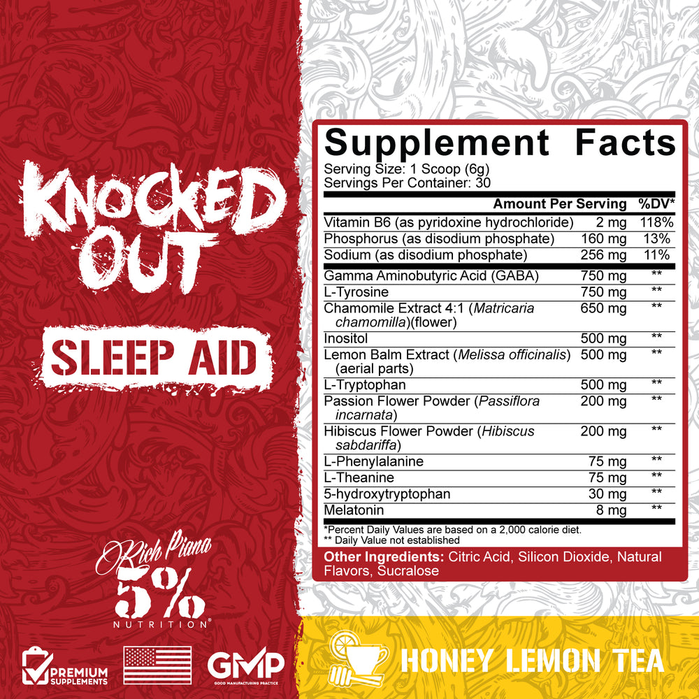 Knocked Out | Nighttime Aminos & Sleep Aid for Muscle Growth