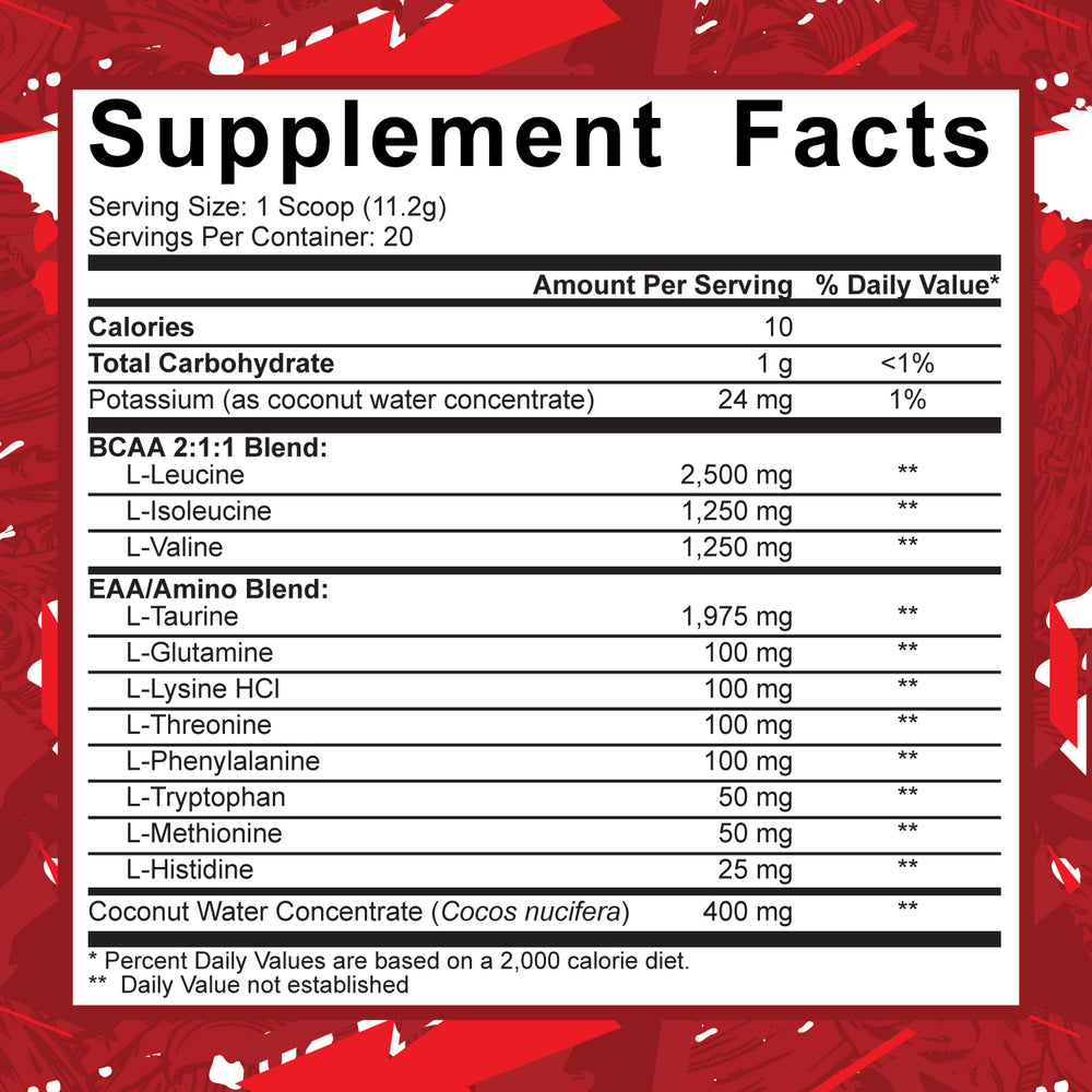 Code Red Aminos | Muscle Growth & Recovery with BCAAs