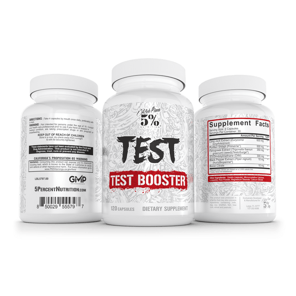 Test Booster | Challenge Yourself: Testosterone Support Supplement – 5% ...
